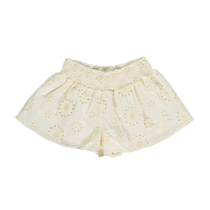 Jessie Short - Ivory Eyelet – The Piccolina Shop