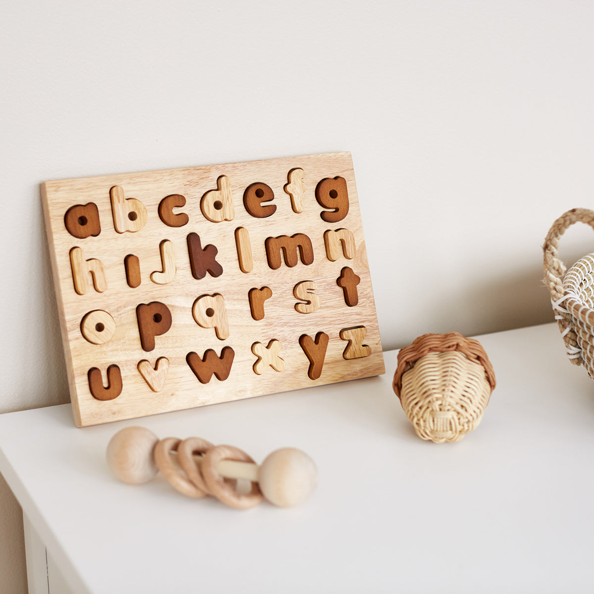 Natural Lowercase Puzzle – The Piccolina Shop